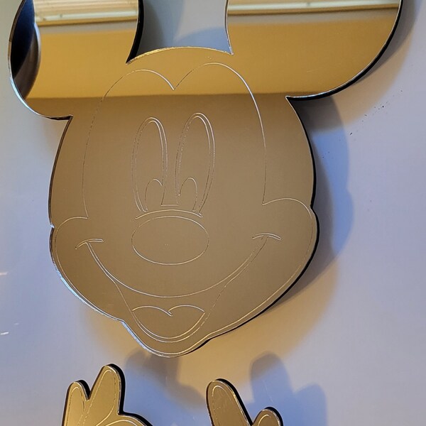 Mickey Mouse Wall Mirror - Etsy