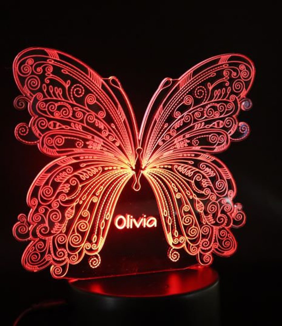 Butterfly LED Night Light - Etsy