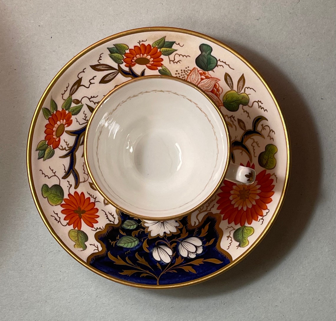 Exquisite Antique New Hall Imari Design London Shape Porcelain Cup With ...