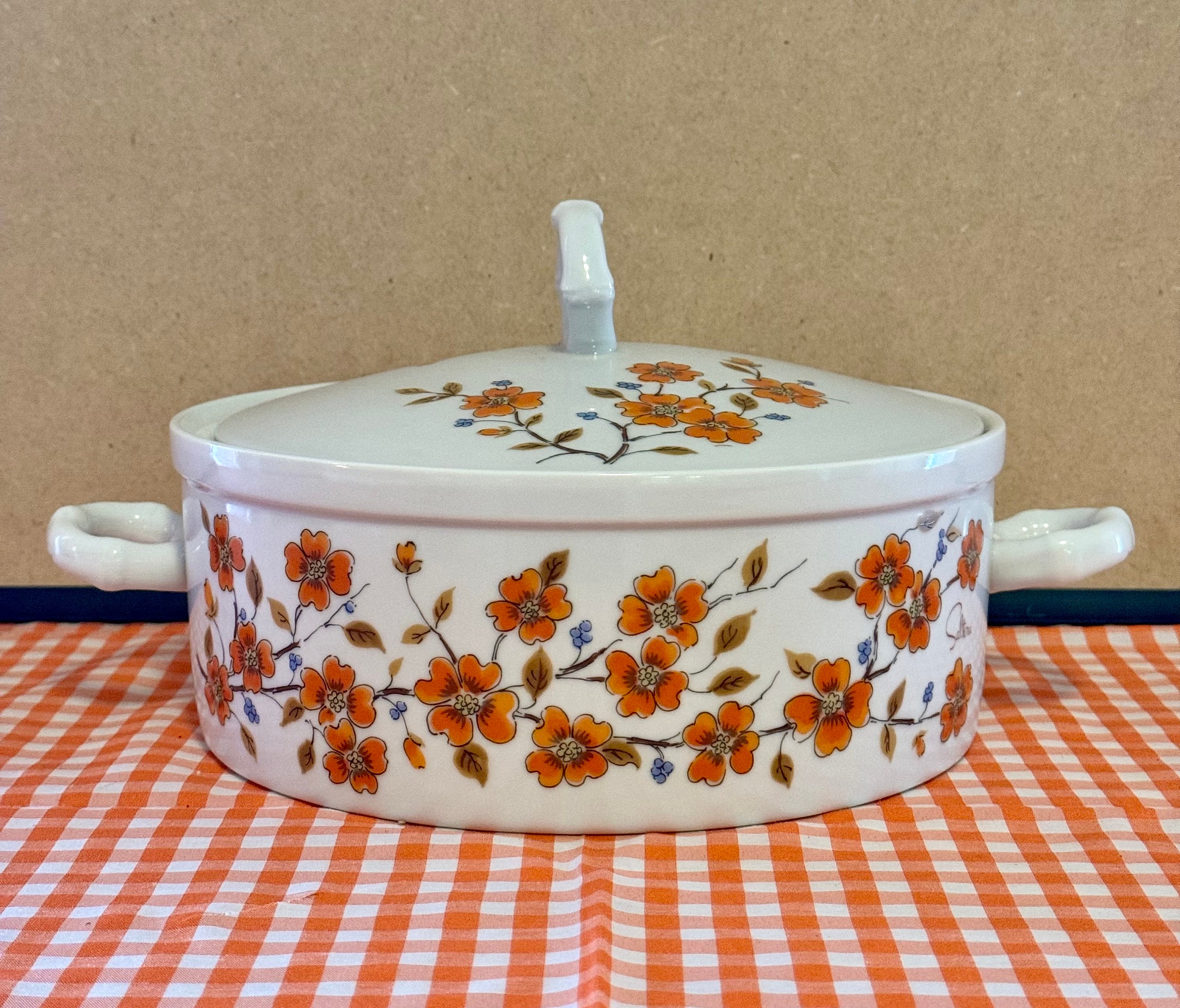 1970s Winter Dogwood Salters Himark Japan Casserole Dish With Top - Etsy