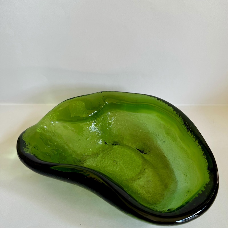Blenko Freeform Ashtray - Etsy