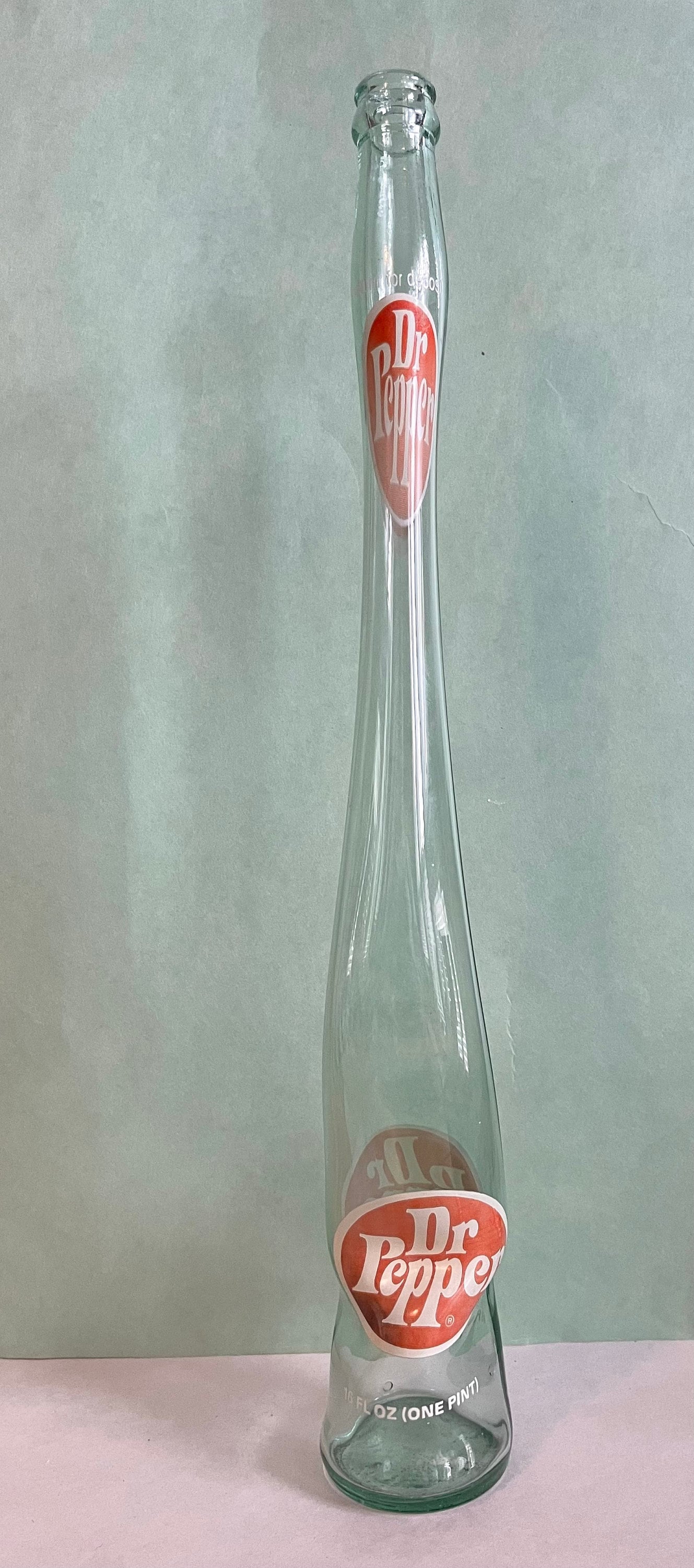 1970’s Stretched Glass Dr. Pepper Bottle - Etsy