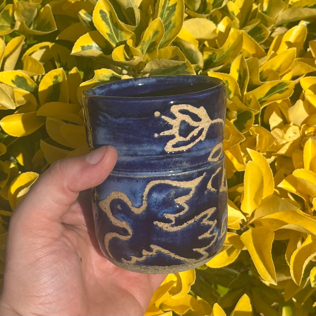 The Blue Bird Cup - Etsy