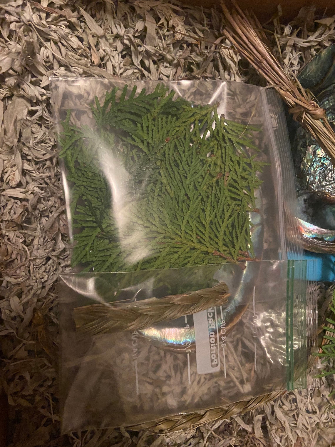 Cedar and Sweetgrass Smudge - Etsy