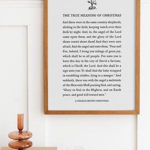A Charlie Brown Christmas Linus Meaning of Christmas Speech Digital ...