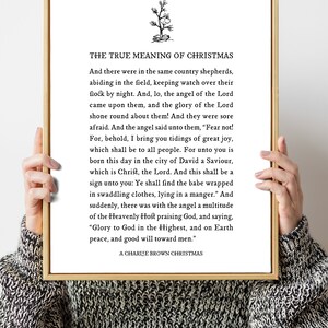 A Charlie Brown Christmas Linus Meaning of Christmas Speech Digital ...
