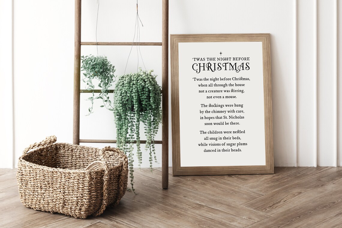 Twas the Night Before Christmas Story Digital Download - Etsy