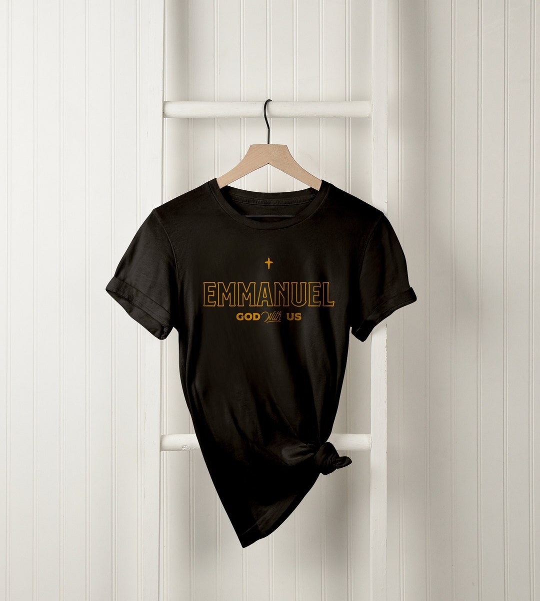 Emmanuel God With Us Christian Christmas Short-sleeve Unisex T-shirt - Etsy