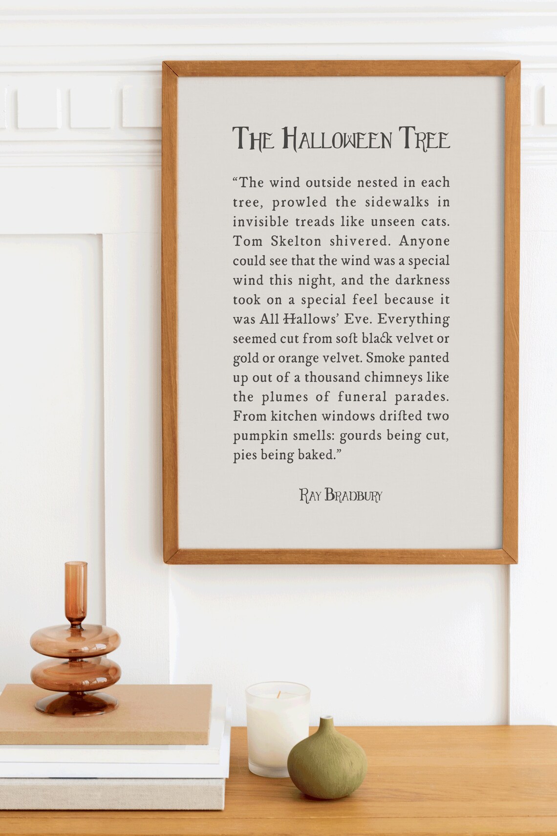 The Halloween Tree Ray Bradbury Book Quote Digital Download - Etsy