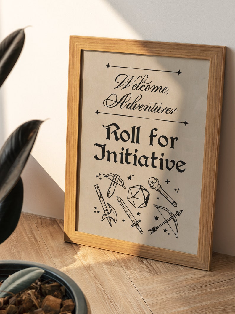 Dungeons Dragons D&D Welcome Art Digital Download - Etsy