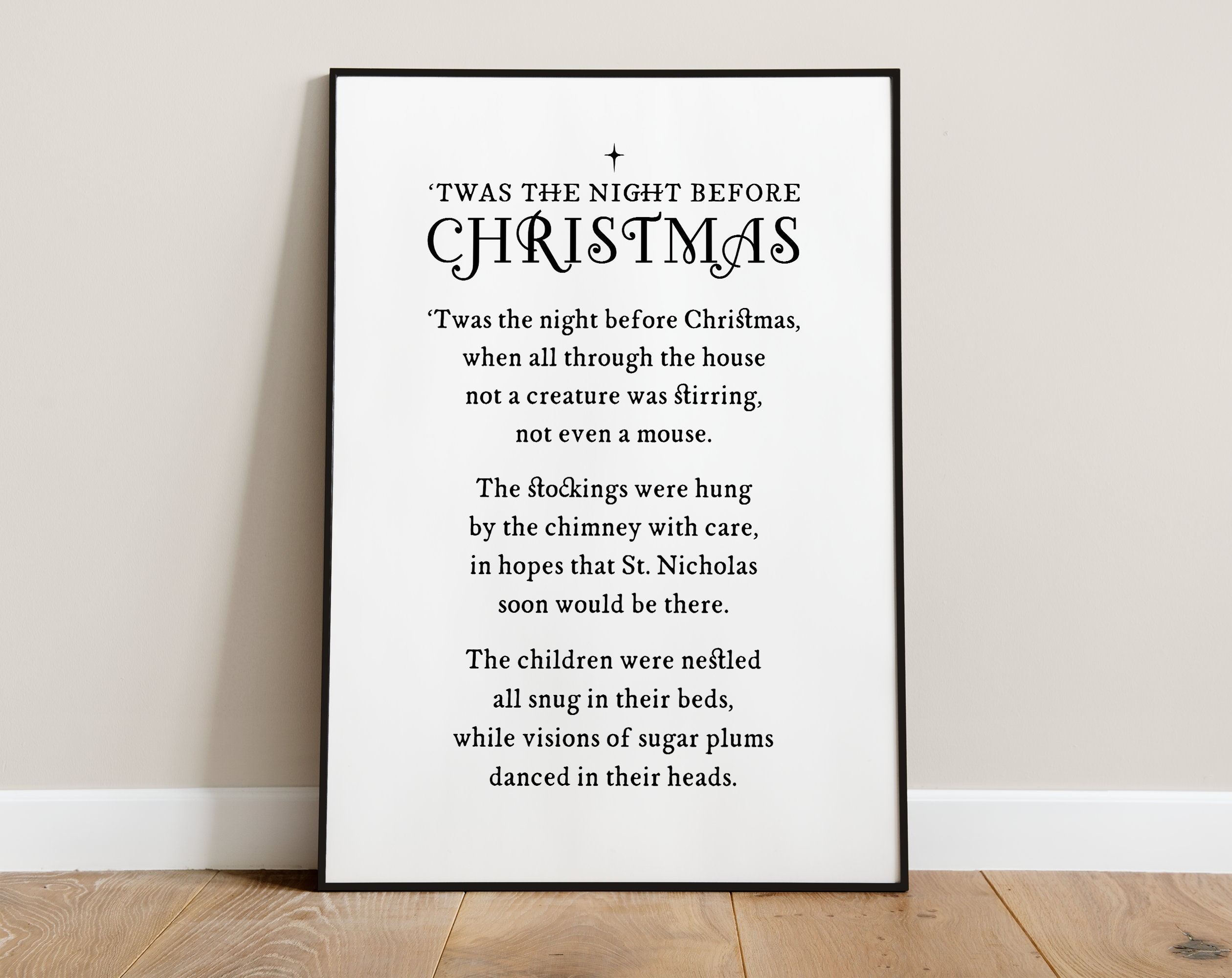Twas the Night Before Christmas Story Digital Download - Etsy