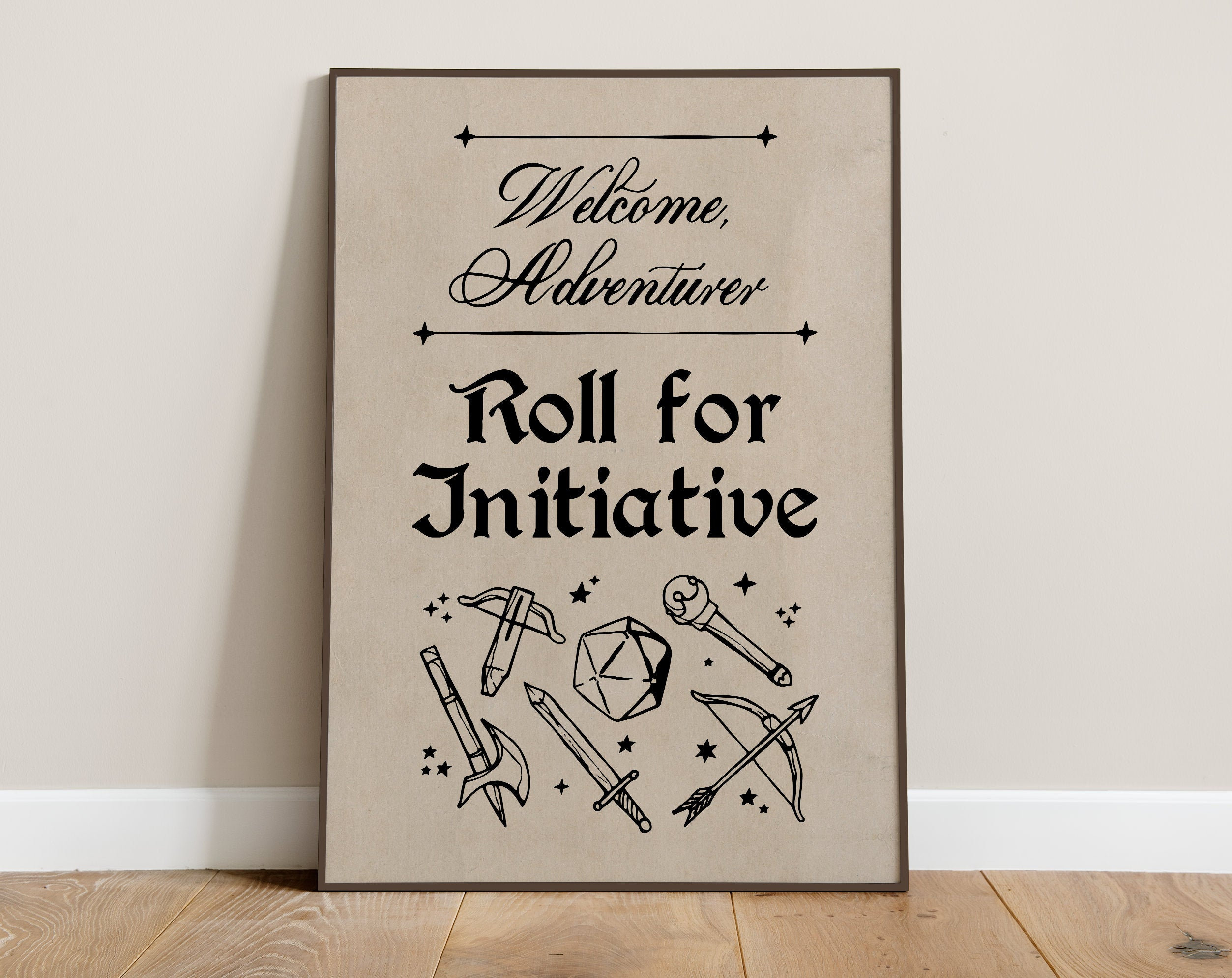 Dungeons Dragons D&D Welcome Art Digital Download - Etsy UK