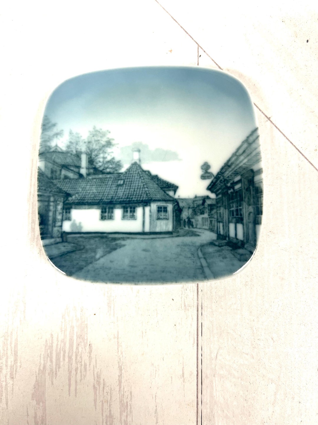 Small Square Kjeld Bonfils Square Numbered Plate - Etsy