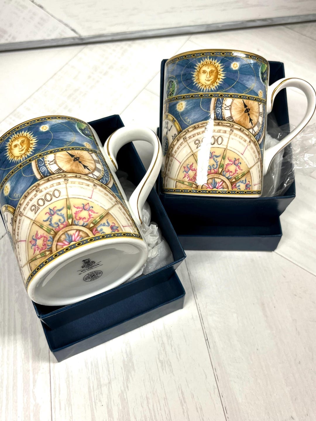 Pair of NIB Royal-doulton Millennium 2000 Mugs in Original Boxes - Etsy