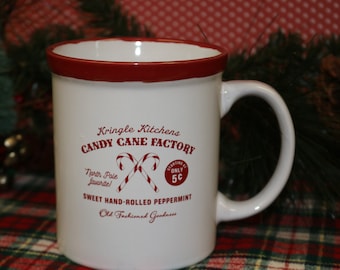 Candy Cane Mug | Etsy