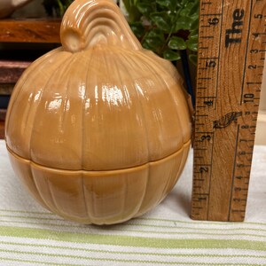 Longaberger Pottery Milk Glass Slag Pumpkin Bowl With Lid - Etsy