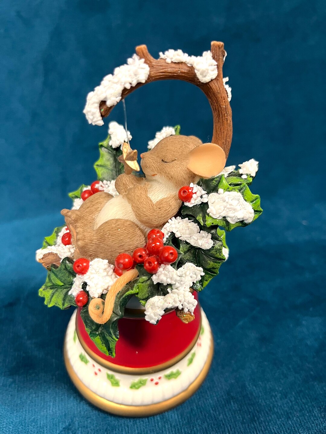 Fitz and Floyd Charming Tails Bell wishing You the Holiday of Your ...