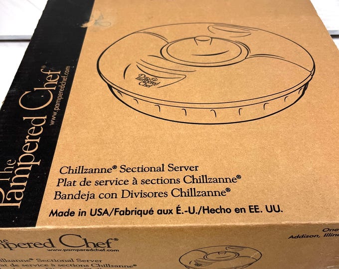 The Pampered Chef Chillzanne Sectional Server #2791 - Etsy