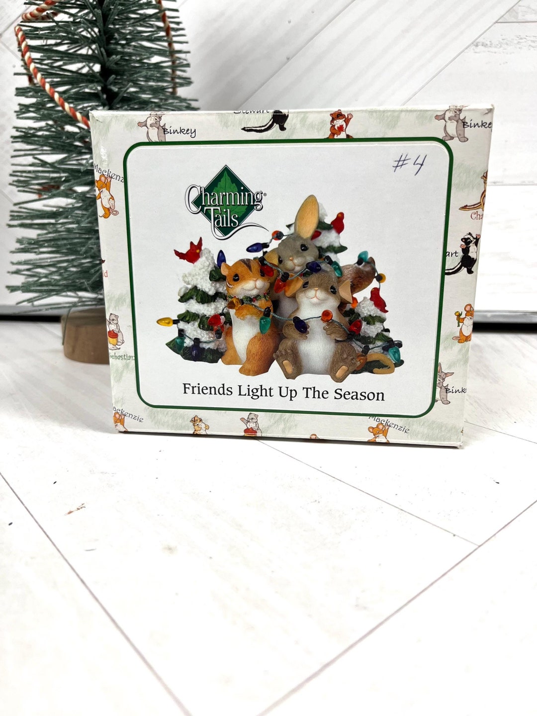 Fitz and Floyd Charming Tails "friends Light up the Season" Figurine - Etsy