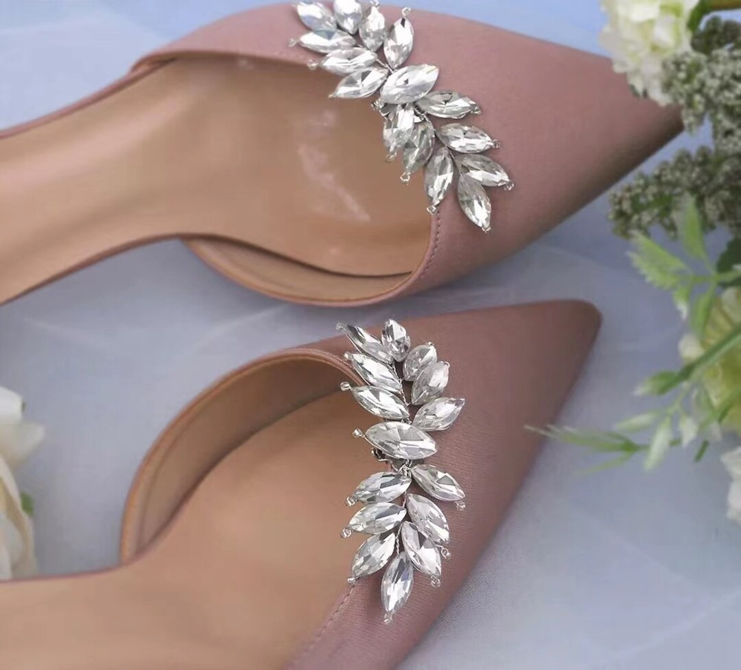 Crystal Shoe Clip, Shiny Shoe Clip, Bridal Shoe Jewelry, Wedding Shoe ...