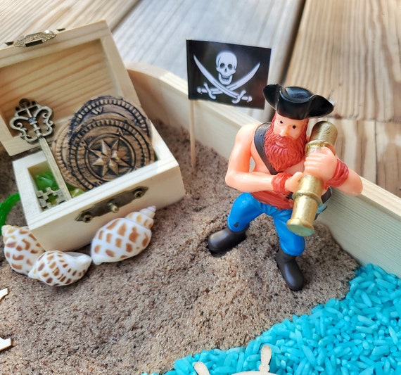 Toys & Games Color Sort Objects-Portable Sensory Bin-Theme Mini Objects ...