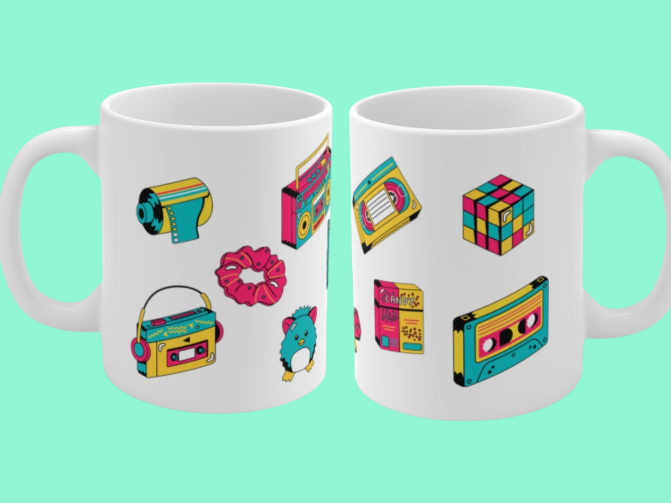 90s Mug, I Love the 90s Mug, Nineties Nostalgia, Born in the 1990s, 90s ...