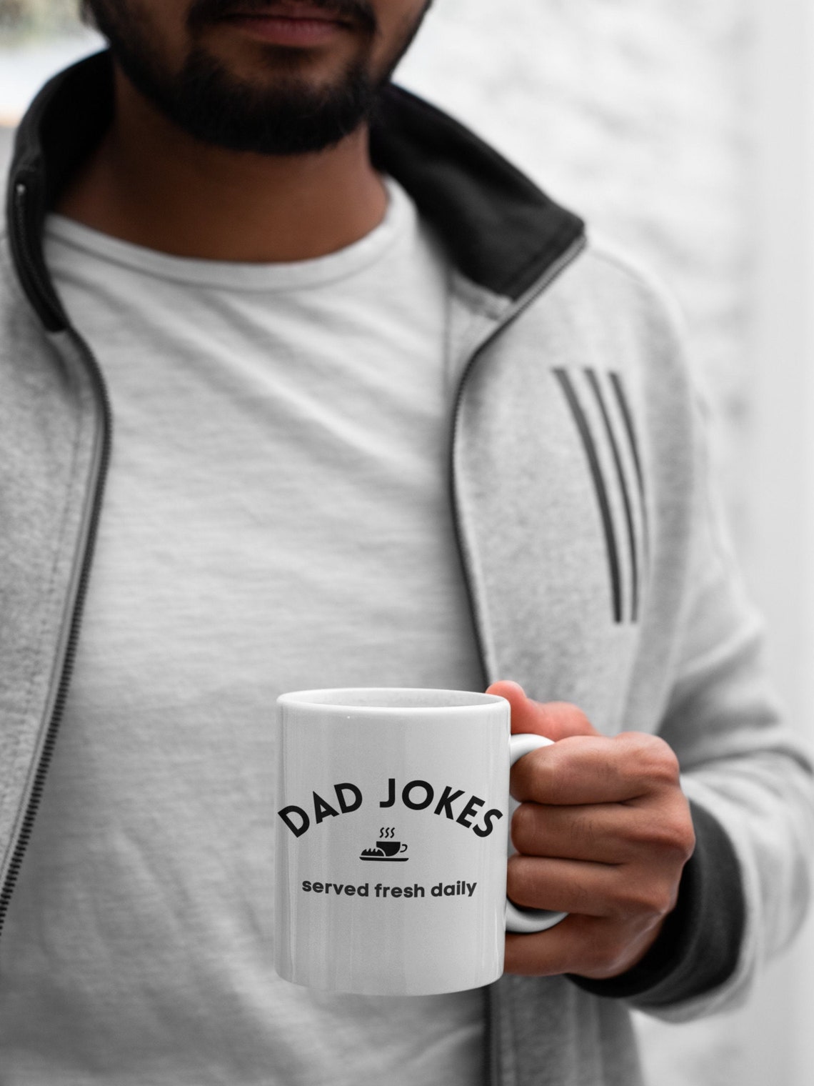 Dad Jokes Served Fresh Daily Mug | Funny Cup for Dad | Ideal Present ...