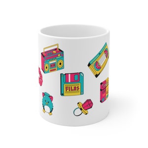90s Mug, I Love the 90s Mug, Nineties Nostalgia, Born in the 1990s, 90s ...