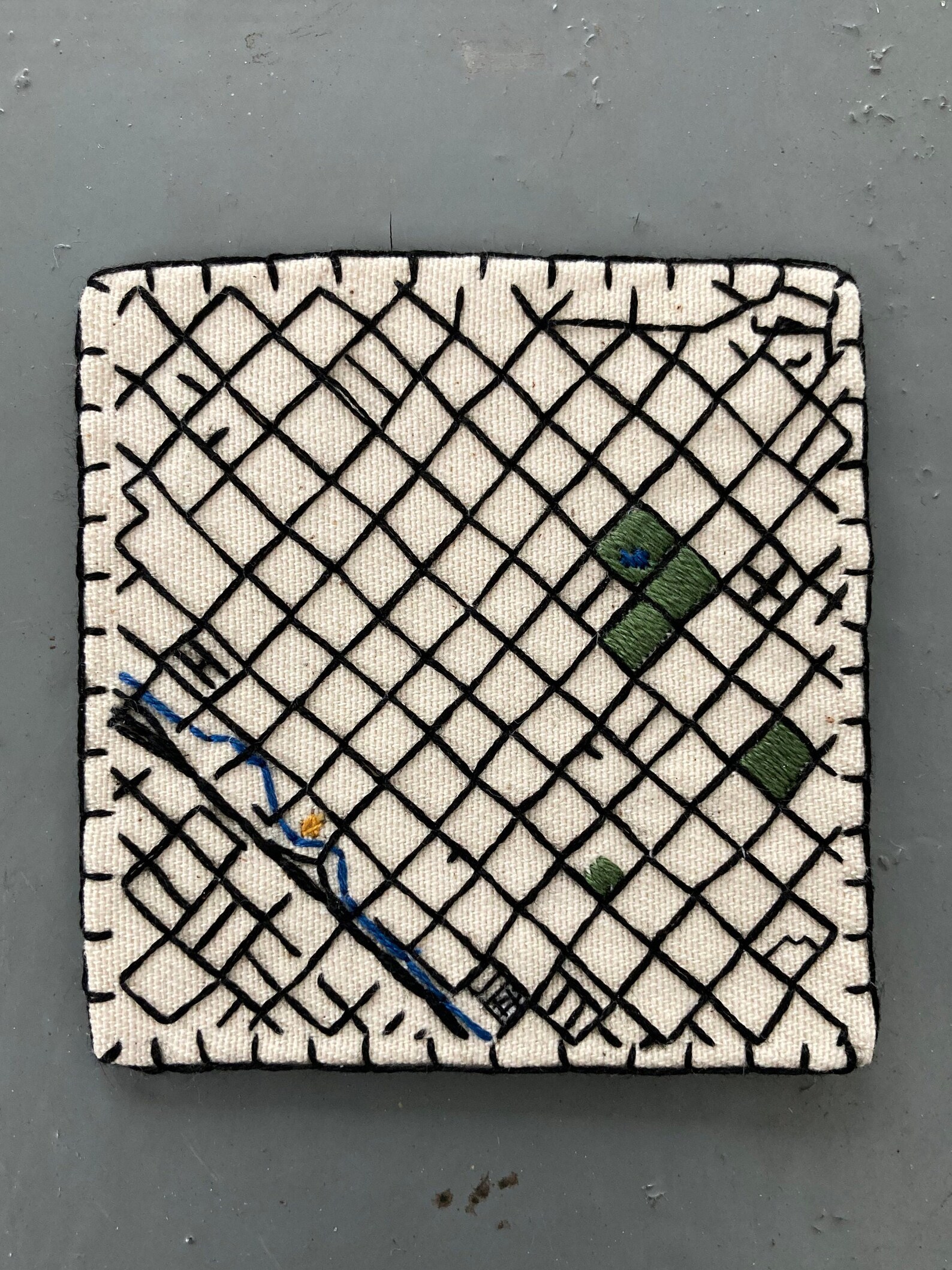 Custom Map, Hand Embroidered Patch - Sew-on Patch - Etsy