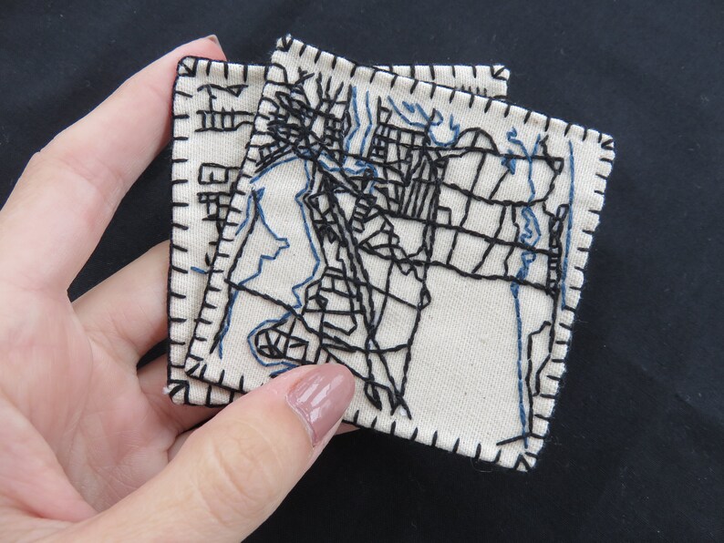 Custom Map, Hand Embroidered Patch - Sew-on Patch - Etsy