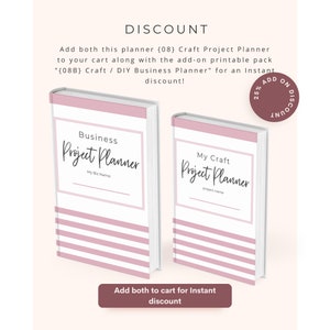 Printable Craft & DIY Project Planner - Etsy