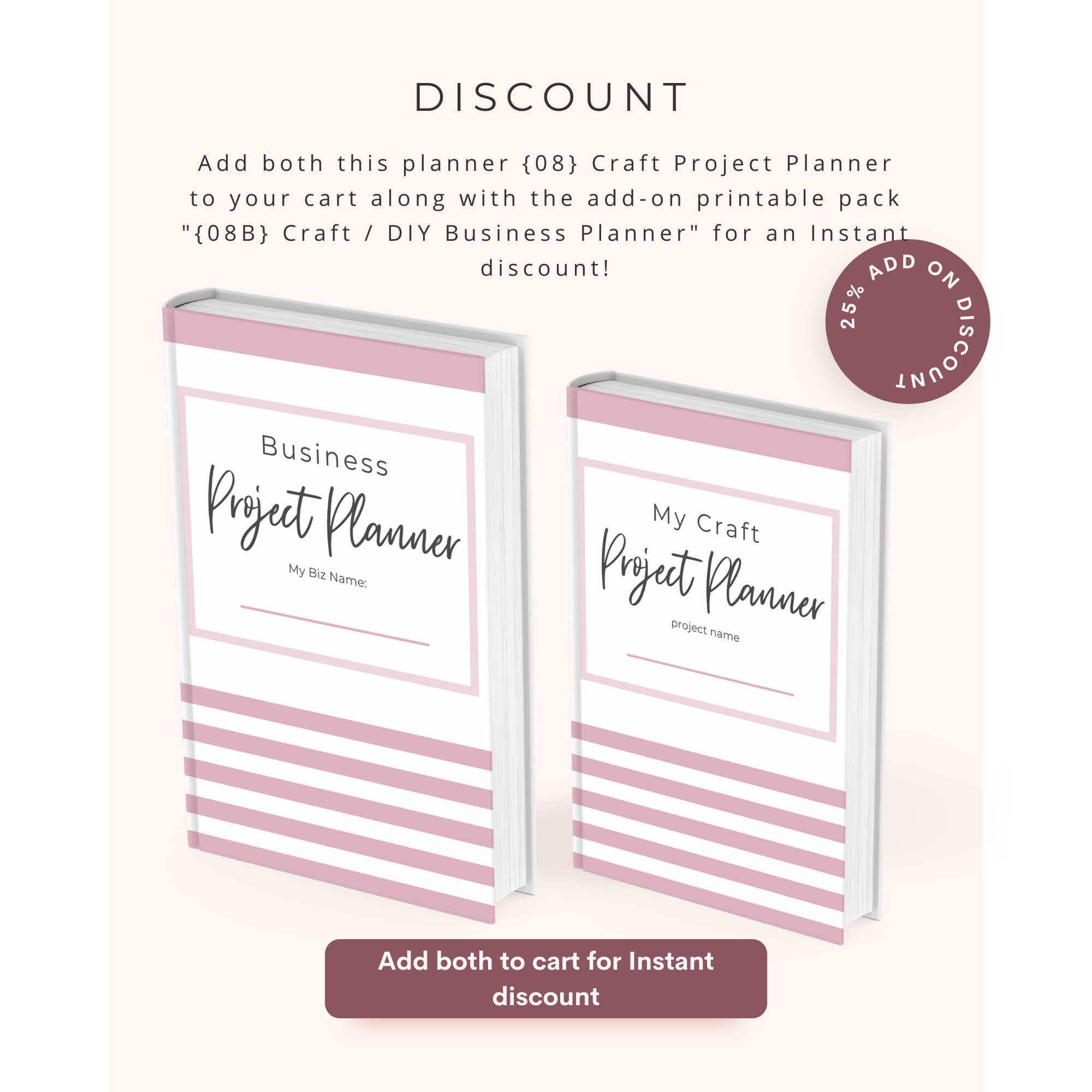 Printable Craft & DIY Project Planner - Etsy