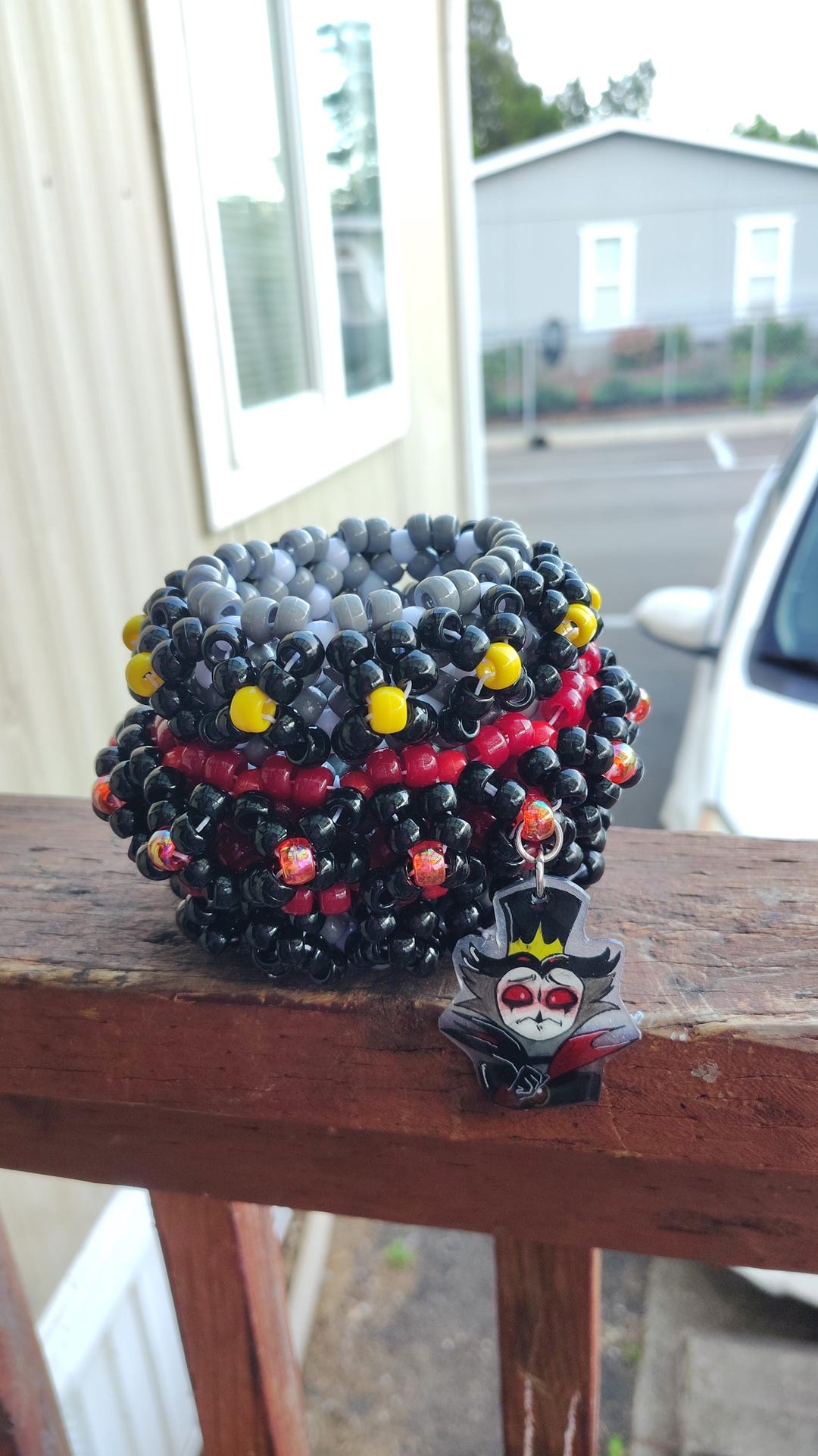 Stolas Helluva 3D X Base Perler Rotator Cuff Bracelet - Etsy