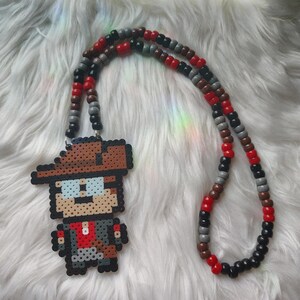 Sniper TF2 Perler Beads Pendant Pony Bead Kandi Necklace - Etsy