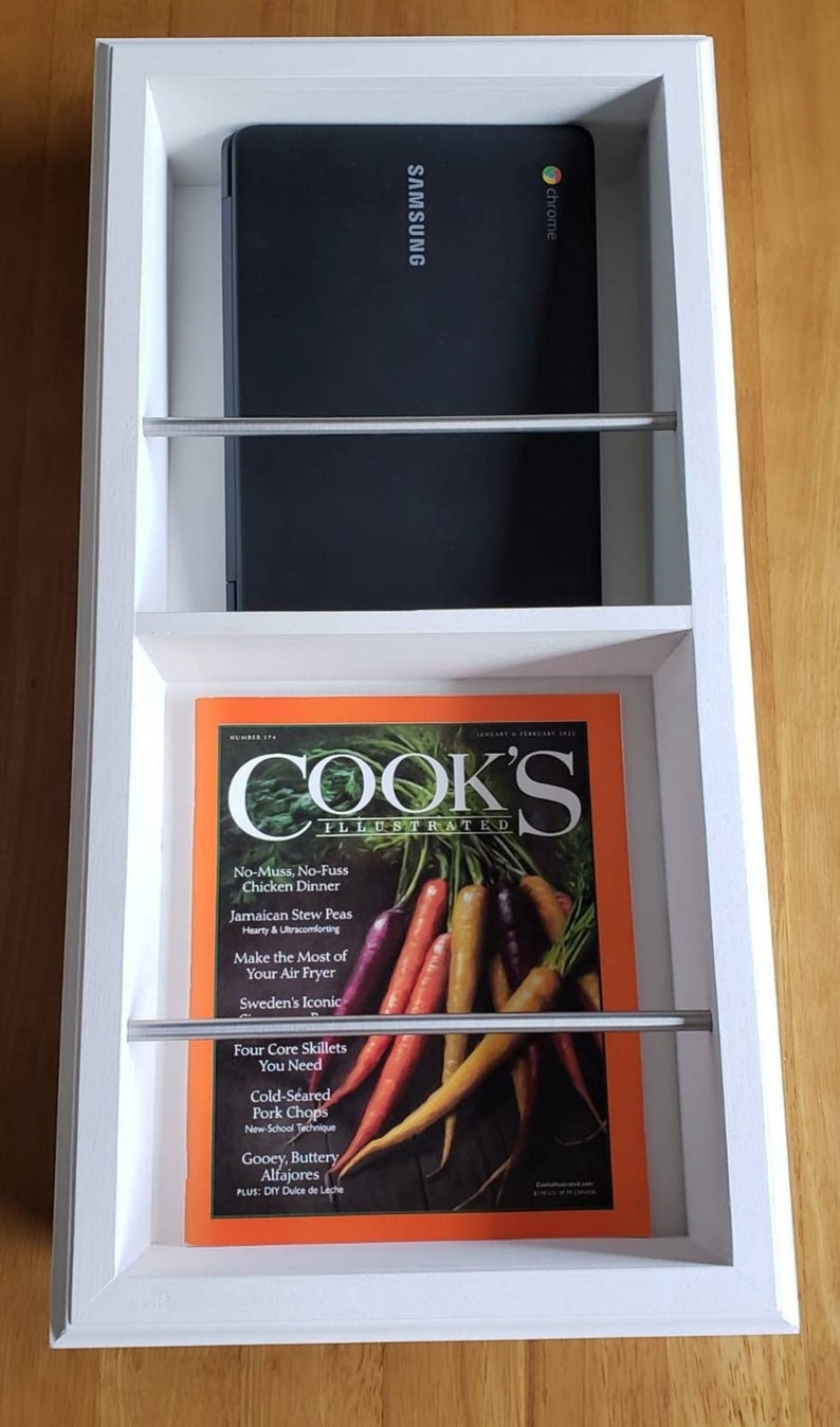 Recessed Magazine Rack - Etsy