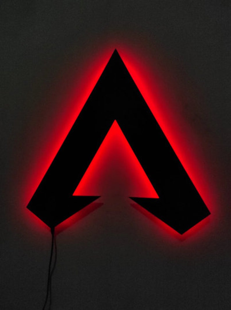 Apex Lighted Wall Decorgame Roomapex Signneon Apex Logoled - Etsy