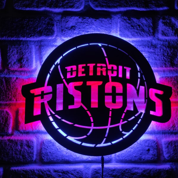 Pistons Basketball - Etsy