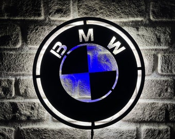 Led Bmw Car Sign - Etsy