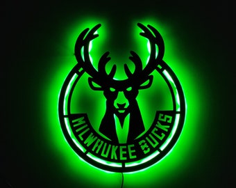 Milwaukee Bucks Flag Banner Home Decor Wall Decor - Etsy