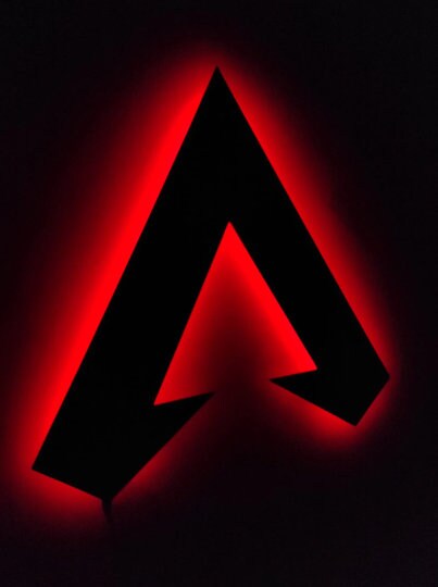 Apex Lighted Wall Decorgame Roomapex Signneon Apex Logoled - Etsy