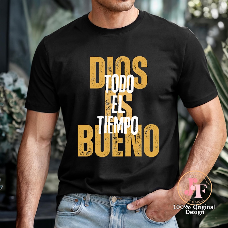 Dios Es Bueno PNG, Christian Clipart, Faith Sublimation Design, Spanish ...