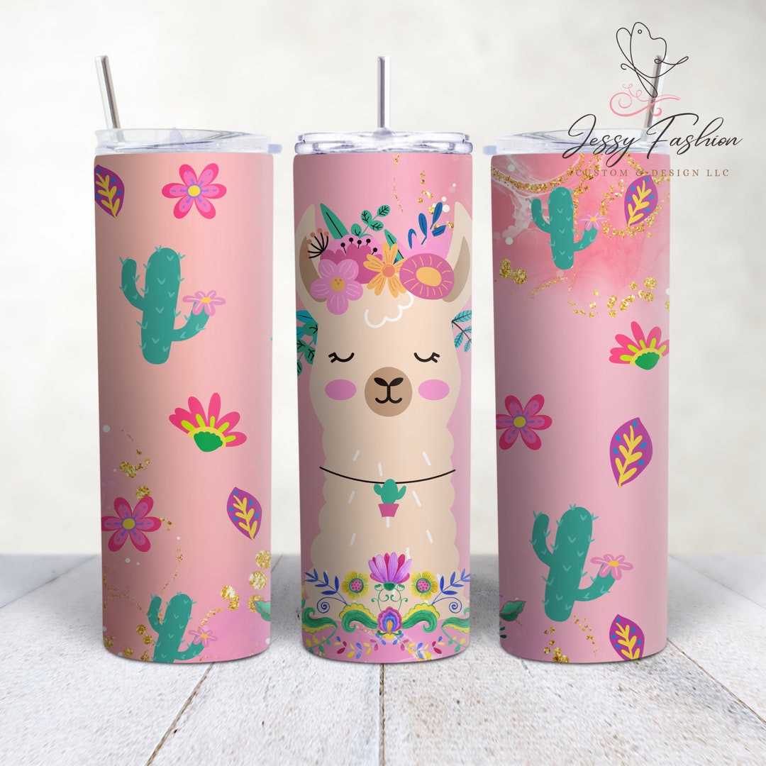 Llama Tumbler Cup, Llama, Llama 20oz Tumbler, Llama Skinny Tumbler ...