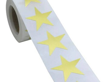 1" Star Stickers | Etsy