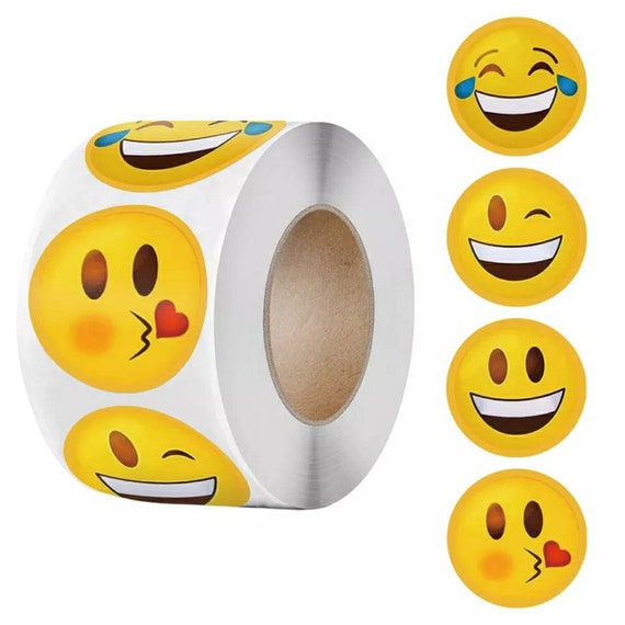 Smiley Stickers By The Roll