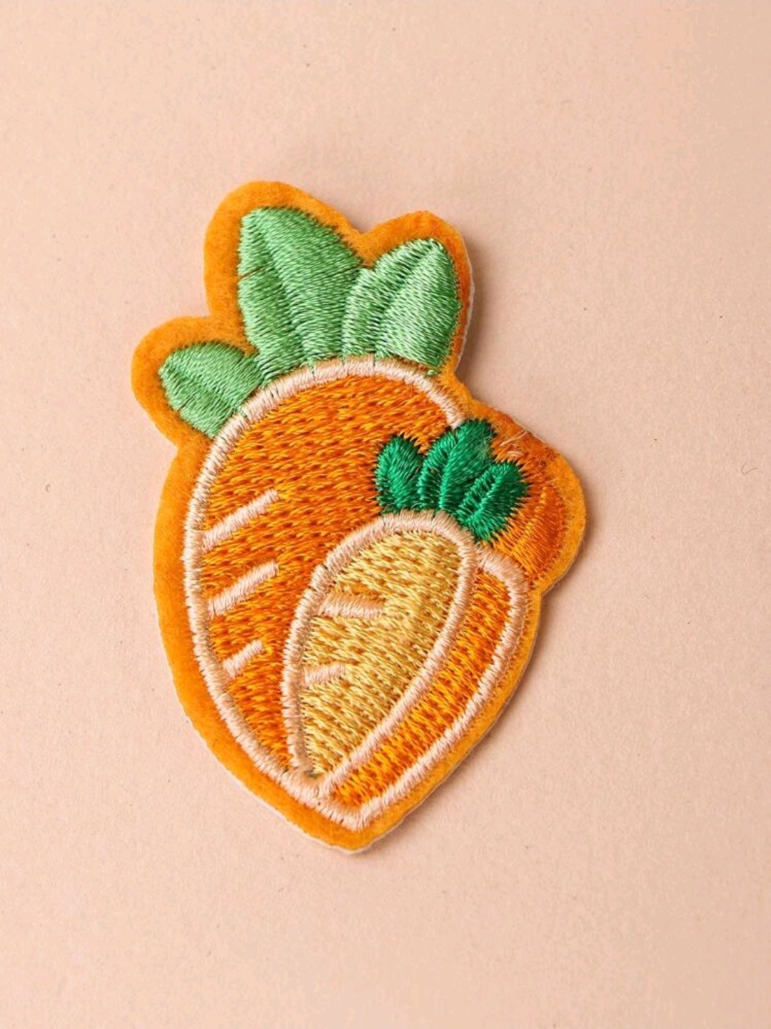 Carrot Embroidery Design Iron on Patch Decorative Badge Embroidery Gift ...