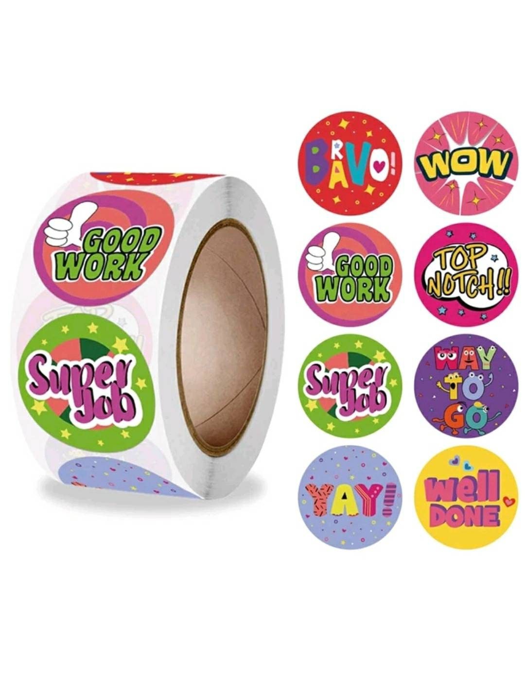 Well Done Stickers Reward Labels Bravo Stickers Tags Students - Etsy