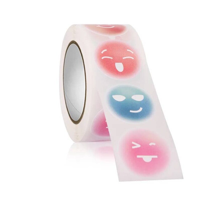 Smiley Face Emojis Reward Stickers Album Planner Students Gift - Etsy