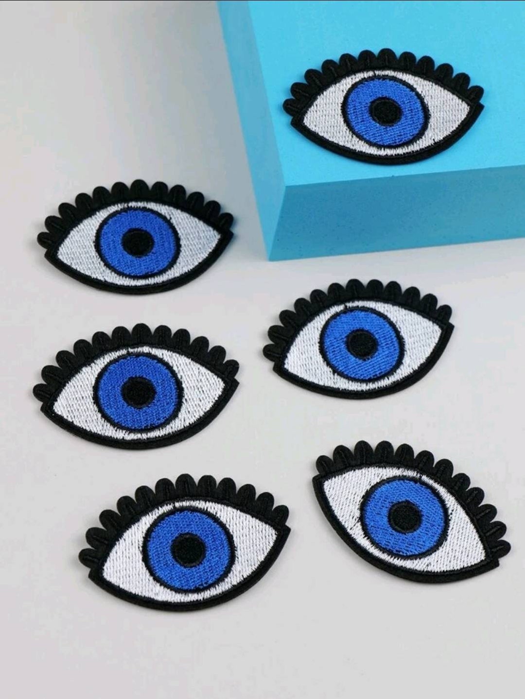 Lucky Eye Embroidery Design Iron on Patch Decorative Badge Embroidery ...