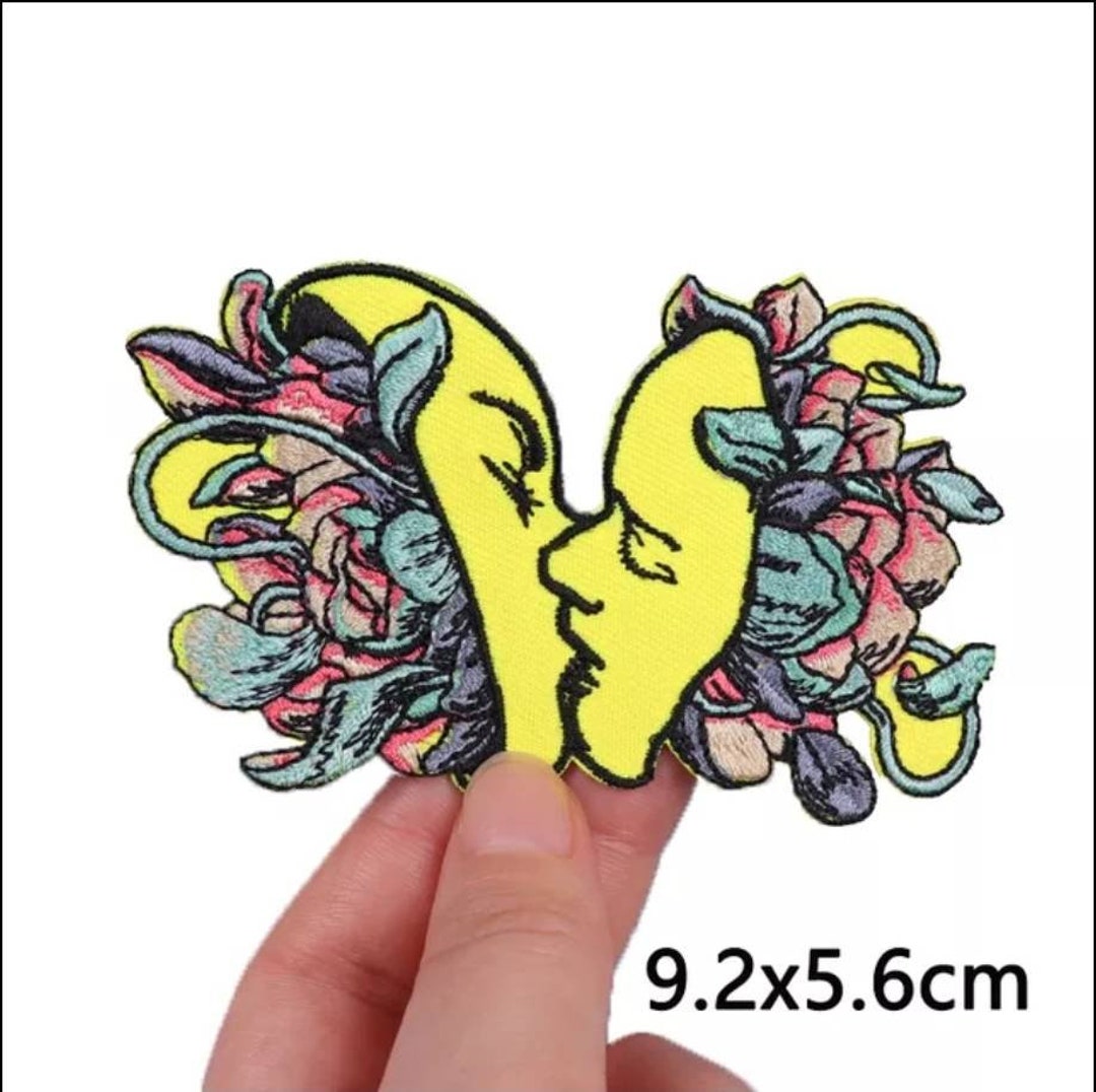 Kiss Embroidery Design Love Message Iron on Patch Decorative - Etsy