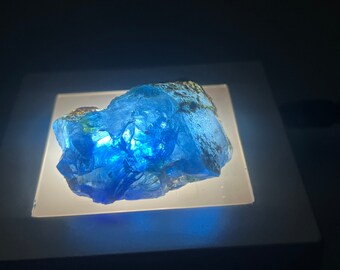 Blue Slag Glass | Etsy